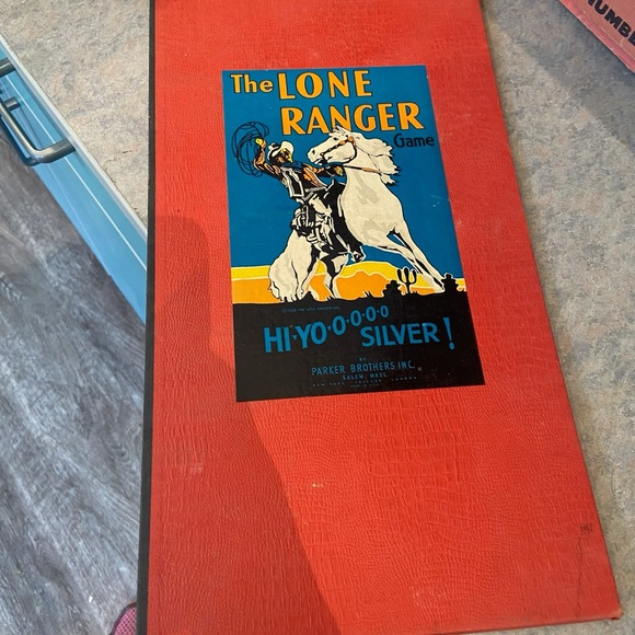 Parker Brothers | Games | Rare Vintage 938 Lone Ranger Game Board By ...